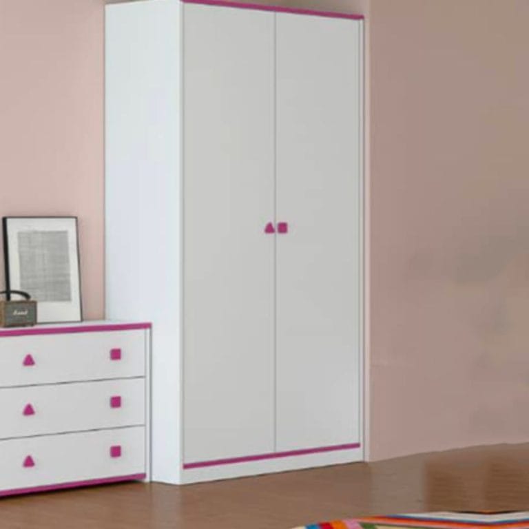 SANSA - Armoire Pour Enfant - Blanc / Violet - Discount Sénégal