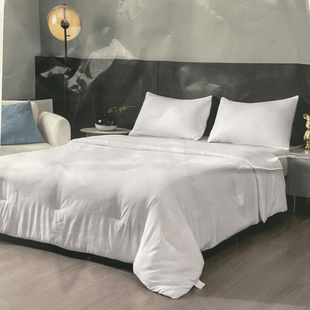 Soft Ensemble Couette Remplie Avec Drap Plat Et 2 Taies D Oreiller ...