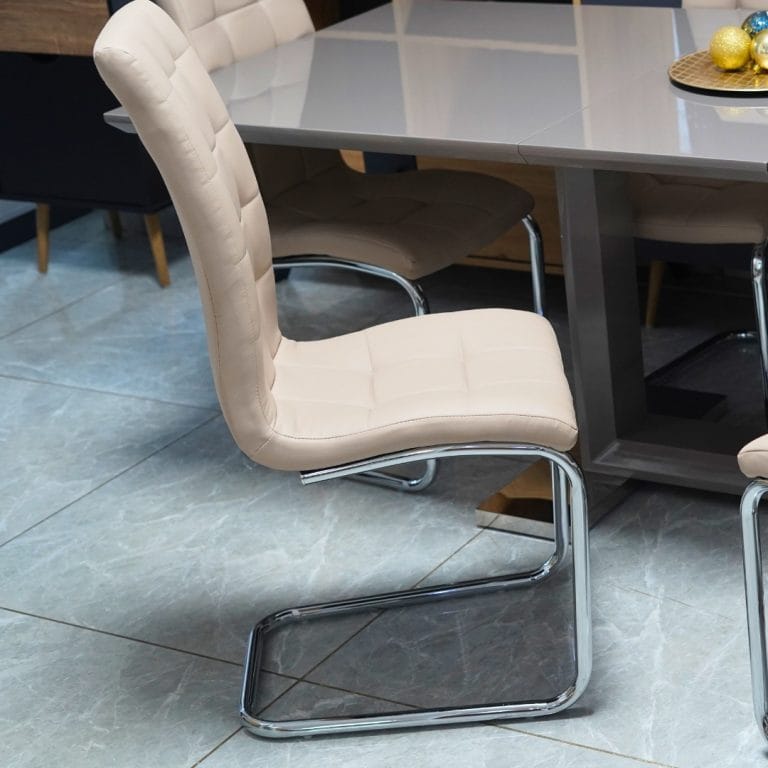 FABIO Table à Manger L160 Ext. à L200 + 6 Chaises - Discount Sénégal