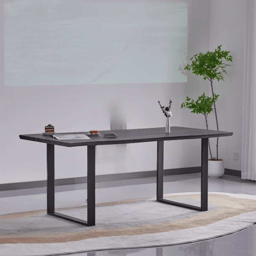 PEPE Table à Manger L180 Cm + 6 Chaises Marin GRIS - Discount Sénégal